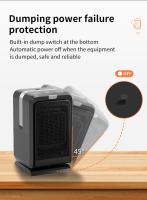 China Home Intelligent Desktop Heater Fan ABS PC Flame Retardant Air Electric Heater for sale