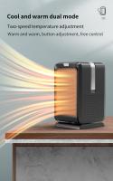 China Portable Electric Fan Heater 2000w Intelligent Touch Switch Overheat Protection for sale
