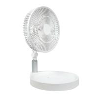 China LED Light 10000mAh Desktop Portable Fan Remote Control Folding Telescopic Fan for sale