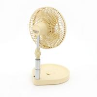 China USB Rechargeable Retractable Folding Fan 10000mAh Large Capacity Portable Oscillating Fan for sale
