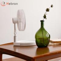 China USB Rechargeable Foldable Fan Adjustable Standing Pedestal Handheld Foldable Desk Fan for sale