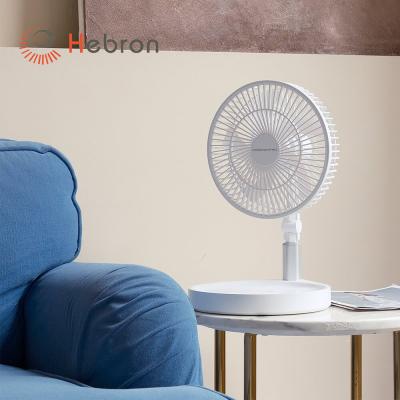 China Hebron Remote Control Rechargeable Stand Fan 3.7V 10000mAh Battery USB Foldable Fan for sale
