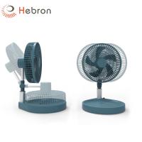 China Hebronfan Portable Foldable Fan Electric USB Rechargeable Cooling Telescopic Foldable Fan for sale