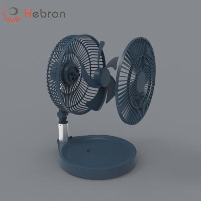 China 10inches Portable Foldable Fan 10000mAh Battery Operated Air Cooling USB Rechargeable for sale