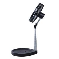 China Retractable Folding Electric Fan 10000mAh Wireless Remote Control Intelligent Rechargeable for sale