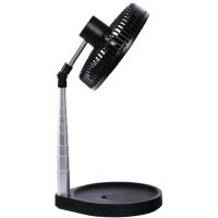 China Portable Telescopic Folding Fan Desktop Ventilator USB Rechargeable for sale