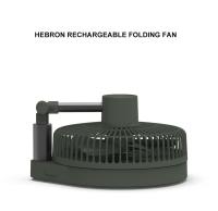 China 10000mAh Portable Folding Retractable Fan Intelligent Remote Control 4 Speed Adjustable for sale