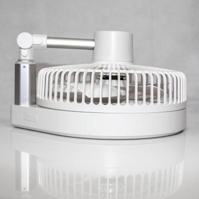China OEM Printed Portable Telescopic Fan USB Rechargeable LED Tent Fan for sale