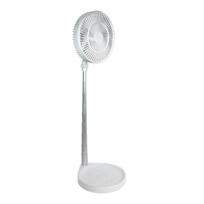 China Personal Oscillation Stand Fan Rechargeable Battery Electric Foldable Pedestal Fan for sale