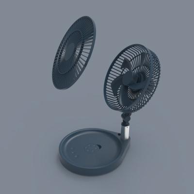 China Adjustable Portable Foldable Fan 10000mAh Battery USB Rechargeable Telescopic Pedestal Fan for sale