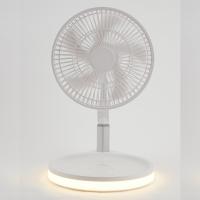 China Button / RF Control Folding Floor Fan USB Recargable Rechargeable Stand Fan for sale