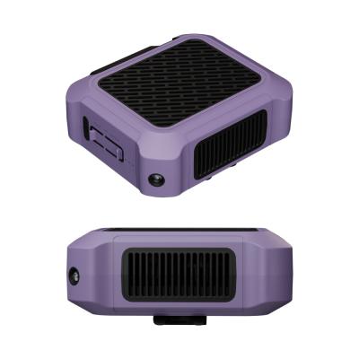 China Clip Mini Portable Waist Fan 6000Mah USB Rechargeable Bladeless for sale