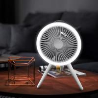 China Adjustable Power Portable Camping Fan Multifunctional Outdoor Tripod Pedestal Fan for sale