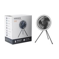 China Detachable Emergency Tripod Stand Fan Charging Adjustable Power with LED Light for sale