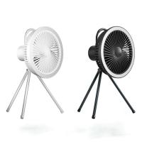 China Rechargeable Portable Camping Fan USB Handheld Foldable Tripod Pedestal Fan for sale