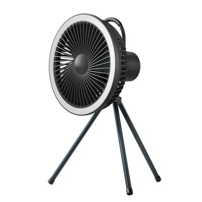 China 7800mAh Battery Portable Camping Fan USB Rechargeable Tripod Stand Fan for sale