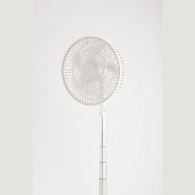 China USB Rechargeable Portable Foldable Fan LED Light Desktop Retractable Folding Fan for sale