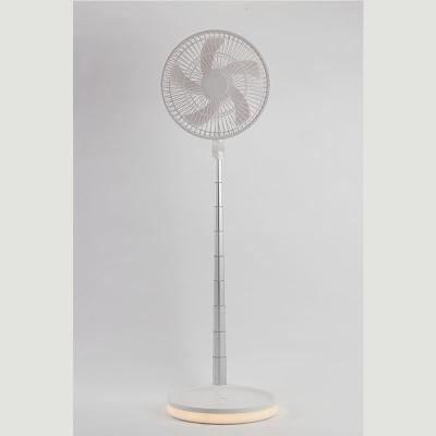 China 10000mAh Portable Retractable Folding Fan Night Light USB Rechargeable Fan for sale