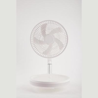 China Portable USB Rechargeable Telescopic Foldable Fan Pedestal Stand Electric Retractable Fan for sale