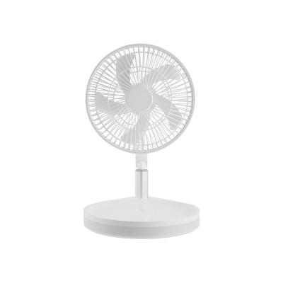China USB Rechargeable Portable Foldable Fan LED Light Retractable Multifunctional Electric Fan for sale