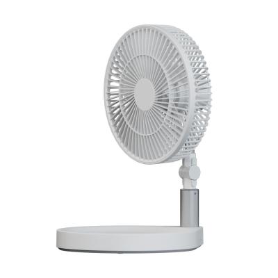 China Adjustable Cooler Portable Foldable Fan Rechargeable Outdoors Battery Charger for sale