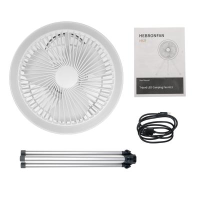 China USB Rechargeable Portable Camping Fan 7800mAh High Capacity Tripod Fan for sale