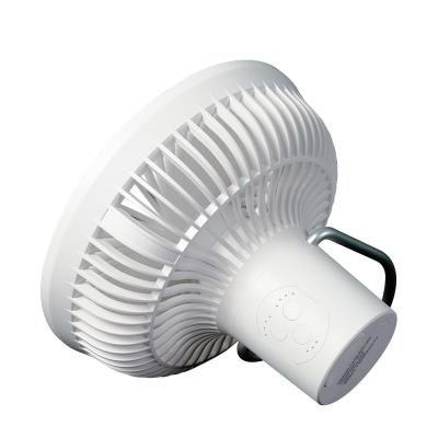 China Outdoor Tent Wireless Stand Mini Tripod Fan Camping Rechargeable With Light for sale