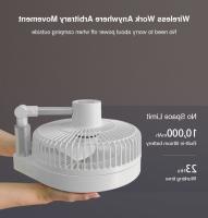 China Oscillating Timing Remote Control Portable Foldable Fan Rechargeable Stand Desk Fan for sale