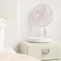 China Rechargeable Mini USB Travel Portable Foldable Fan Desktop Table Fan With Light for sale