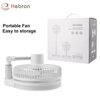 China Vertical Portable Folding Fan 10000mAh Large Capacity Remote Control Timed for sale