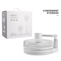 China USB Telescopic Rechargeable Oscillating Fan 10M Remote Controlled for sale