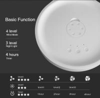 China Retractable Folding Rechargeable Fan Air Cooling Ventilator type for sale