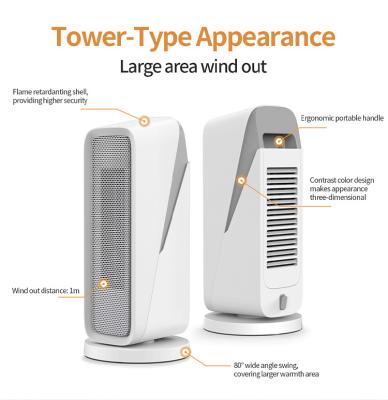 China ABS + PC Anti Flaming Desktop Heater Fan App Controlled For Household / Office for sale