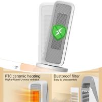 China IP44 Ceramic PTC Heating Desktop Heater Fan With Over Heating Falling Protection for sale