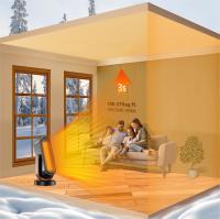 China IP44 Floor Heater Fan Portable Electric PTC Heater With 3 Speed Levels for sale