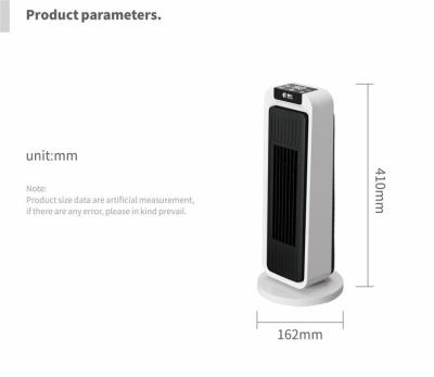 China Portable Electric PTC Fan Heater With Over Heating / Falling Protection for sale