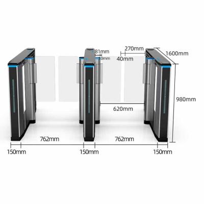 China Office Building Speed Gate Turnstile for sale