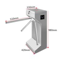 China 30p/M Vertical Tripod Turnstile Gate Entrance For Pedestrian Management for sale