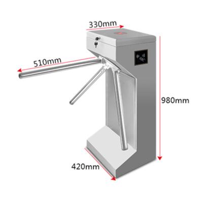 China 30p/M Vertical Tripod Turnstile Gate Entrance For Pedestrian Management for sale