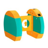 China Safe Kindergarten Swing Barrier Turnstile Colorful Retractable Compact Size for sale
