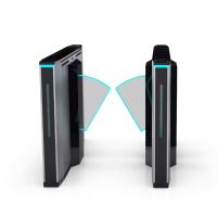 China 30p/m-35p/m Optical Turnstile 550mm Channel Width Auto Flap Barrier Turnstile for sale