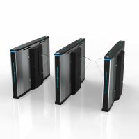 China Access Control Flap Barrier Turnstile Gate SUS304 Stainless Steel For Library for sale