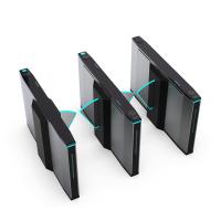 China Access Control Flap Barrier Turnstile Gate SUS304 Stainless Steel For Library for sale