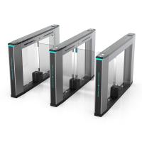 China ISO Waist Height Turnstile Fastlane Turnstile Security Doors With Voice Prompt Alarm for sale