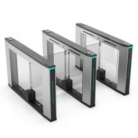 China ISO Waist Height Turnstile Fastlane Turnstile Security Doors With Voice Prompt Alarm for sale