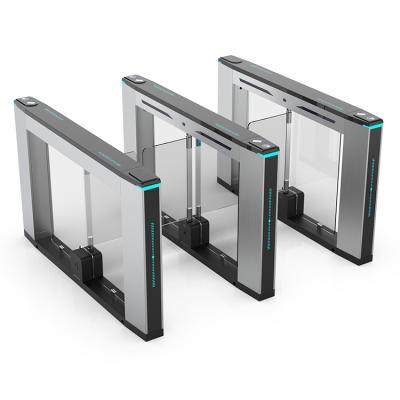 China SUS304 Stainless Steel Swing Barrier Turnstile 40P/M-60P/M 600mm Channel Width for sale