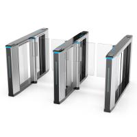 China Fastlane Optical Turnstiles , Office Building Turnstiles For Access Control for sale