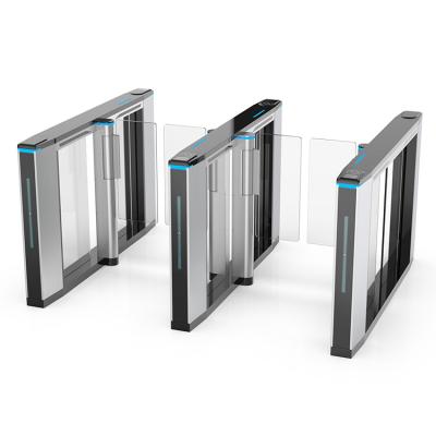 China Fastlane Optical Turnstiles , Office Building Turnstiles For Access Control for sale