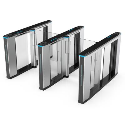China Office 40-60p/m Speed Gate Turnstile Biometric Access Control with Servo Driving Motor for sale