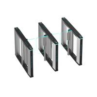 China Office 40-60p/m Speed Gate Turnstile Biometric Access Control with Servo Driving Motor for sale